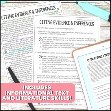 ELA & Reading Test Prep Reading Comprehension Passages & Questions ...