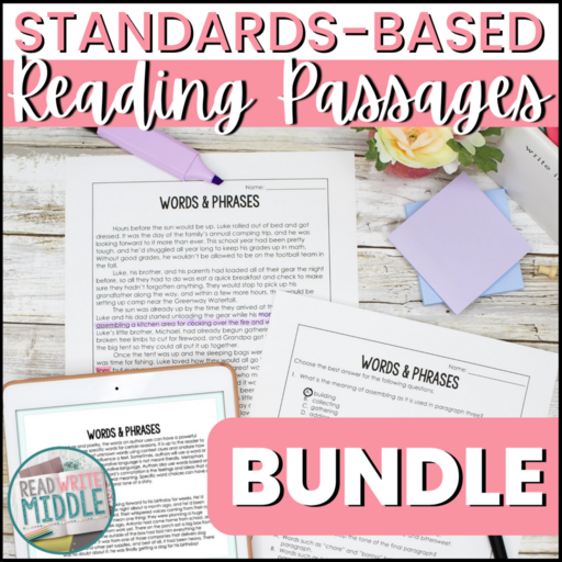ELA & Reading Test Prep Reading Comprehension Passages & Questions ...