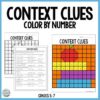 Context Clues Color By Number – Read Write Middle