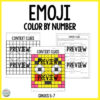 Context Clues Color by Number Worksheets Bundle - Read Write Middle