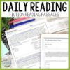 Daily Reading Comprehension Passages Fiction Context Clues - Read Write ...