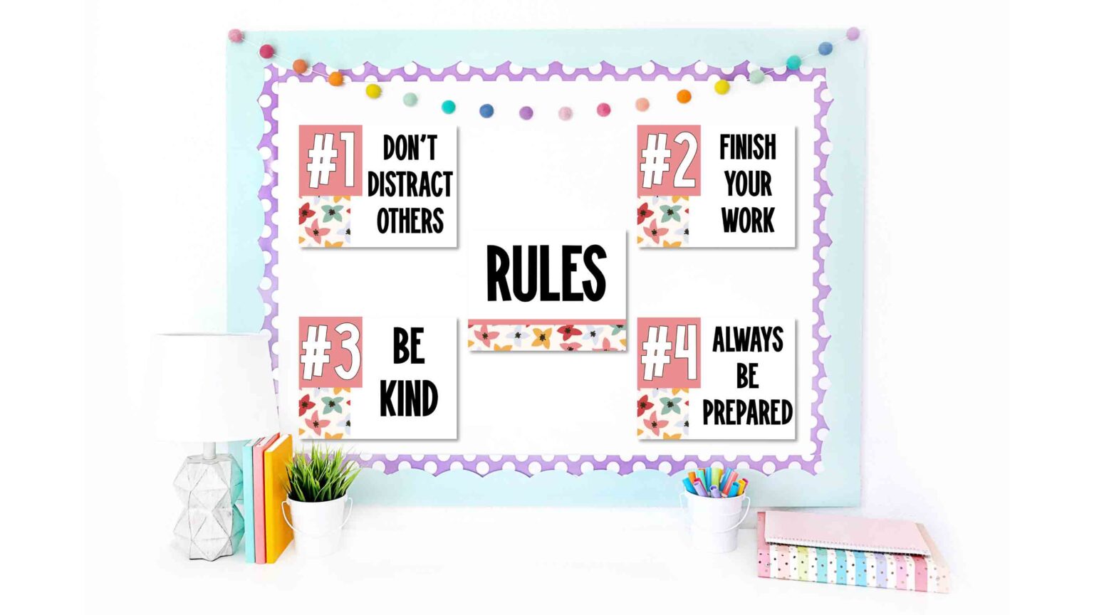Floral Middle School ELA Classroom Decor – Read Write Middle