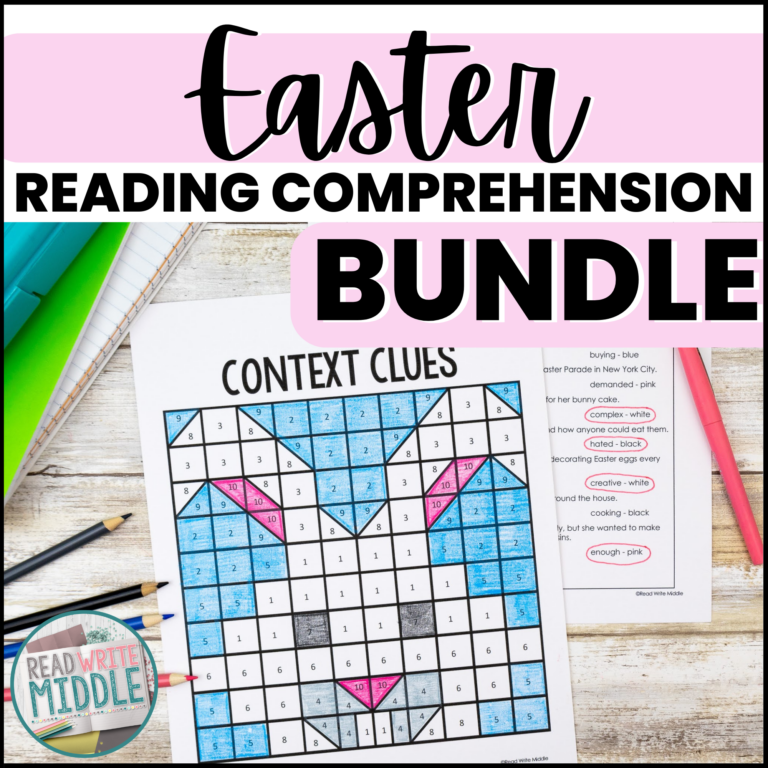 Easter Reading Comprehension Bundle - Read Write Middle